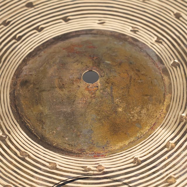 16.5" GM Designs Cymbals Clap Hats at Cymbal Swap